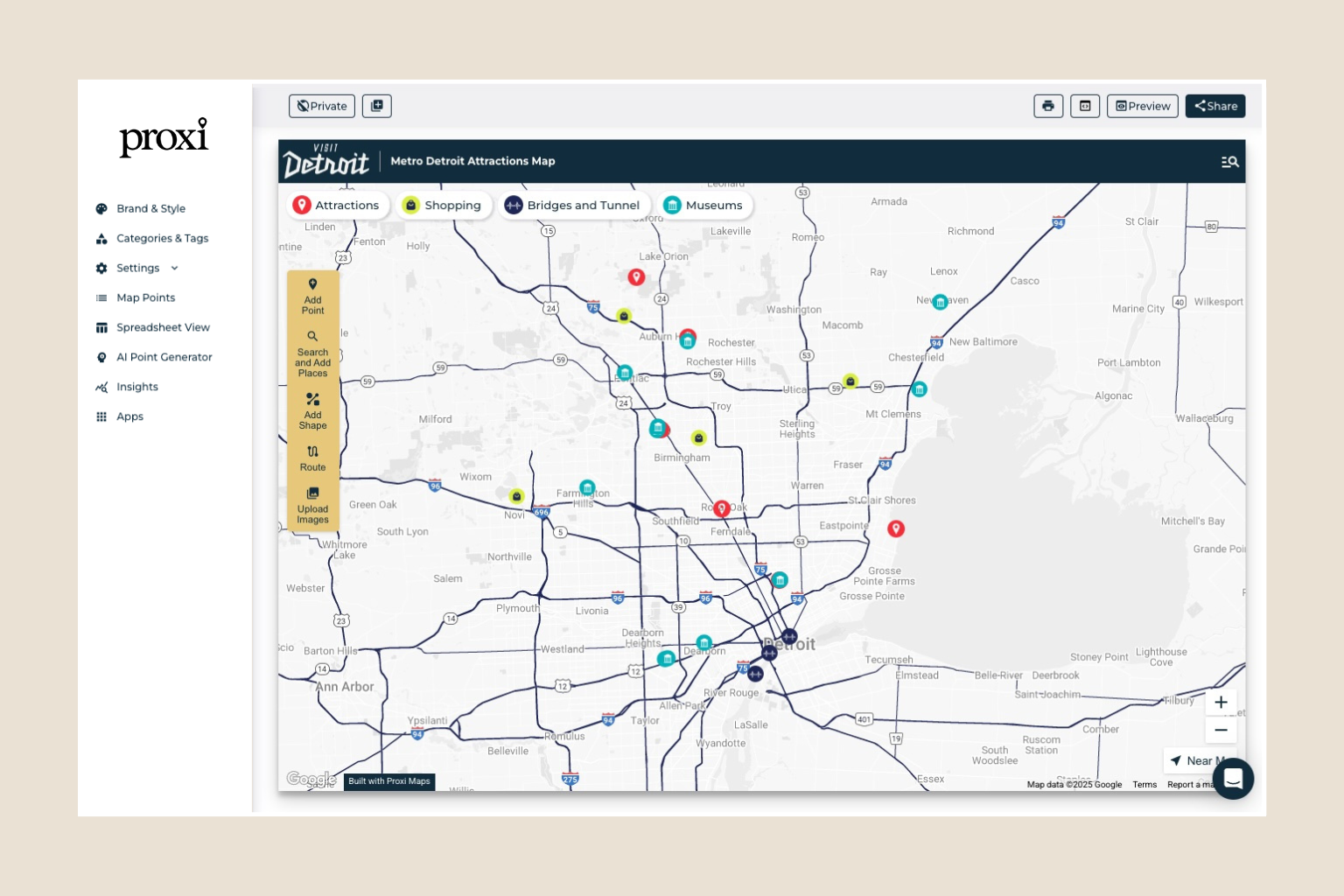 Proxi Interactive Maps, Event Passports and Community Choice Awards